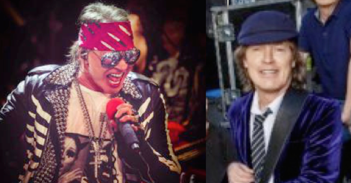 When Angus Young Joined Guns N' Roses at Coachella - Best Classic Bands ...