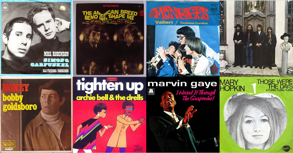 The Number One Singles of 1968: Those Were the Days - Best Classic ...