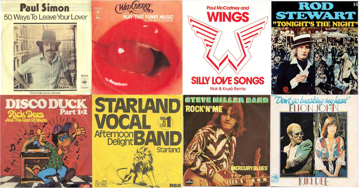 The Number One Singles of 1976 - Best Classic Bands Development