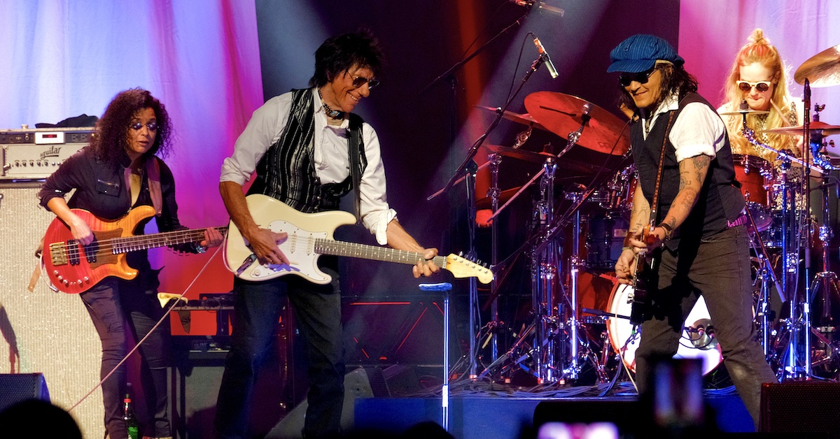When Jeff Beck Opened His Final Tour, With Johnny Depp - Best Classic ...